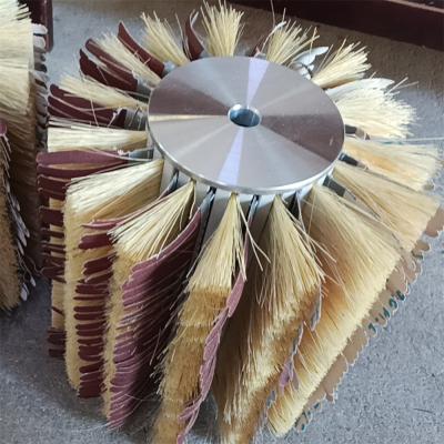 China Customized Woodworking Metal Polishing Sisal Sandpaper Roller Brush for sale
