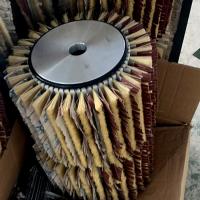 China Customized Woodworking Metal Polishing Sisal Sandpaper Roller Brush for sale