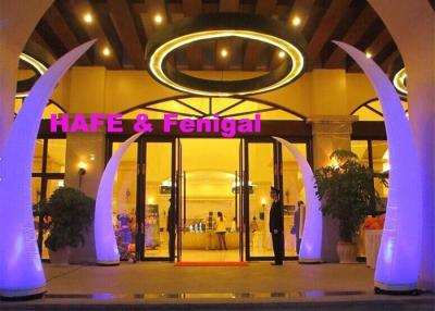 China 2.5m 3m Aero Cone Inflatable Lighting Decoration With LED100W For Social for sale
