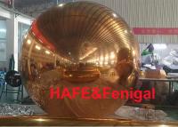 China Atmosphere Sensing Inflatable Mirror Balloon PVC 2m Diameter Use For Christmas for sale