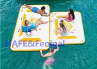 China Water Floating Inflatable Advertising Balloon Row Platform Yoga Mat for sale