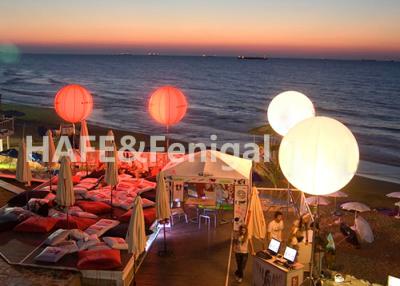 China 2m Waterproof Multicolor Inflatable Balloon Light Event Gatherings  With Tripod Stand for sale