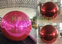 China 6.5ft  Inflatable Mirror Balloon Event Decoration Christmas Red Green 1.5m for sale