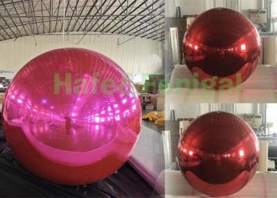 China 6.5ft  Inflatable Mirror Balloon Event Decoration Christmas Red Green 1.5m for sale