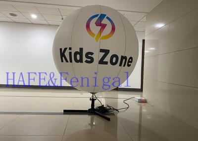 China 3m Decorations Inflatable LED Light Balloon Outdoor Custom Stand 400W RGB for sale