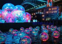 China Outdoor Bubble Mirror Balls For Rainbow Inflatable Shape Balloon 3.5m for sale