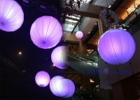 China Dimmable Inflatable Moon Balloon Light LED 400W Hanging Decorative Lighting for sale