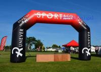 China Outdoor Advertising Inflatable Arch Start Finish Line PVC Tarpaulin  For Event for sale
