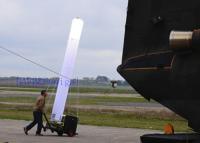 China Portable Inflatable Lighthouse Tower Emergency Advertising Hmi 1000W Polysilk for sale