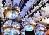 China Event Party PVC Inflatable Mirror Ball Colorful Balloon Double Layer for sale