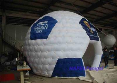 China Custom Shape Green Inflatable Football Bouncy Castle Inflatable Football Helmet Tent for sale