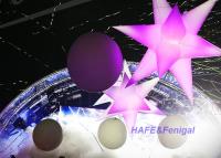 China Custom Star Inflatable Lighting Decoration For Party Event for sale