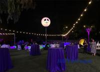 China Festival Activities Decorative Inflatable Lighting Balloon Lights 220V LED Can Hang Custom for sale