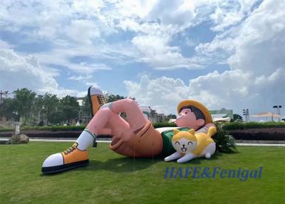 China 10M Large Cartoon Style Inflatable AdvertisingPVC Decoration Outdoor Supports for sale