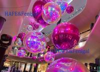 China 2M Inflatable Mirror Balloon Metallic Color  Colorful Can Be hung Events  Exhibitions Decoration for sale