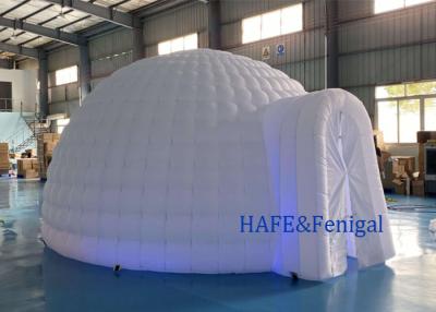 China Giant Inflatable Tent With LED Light Inflatable Igloo Dome House Tent For Advertising Promotional Exhibitions for sale
