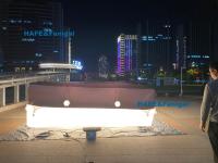 China 3.6kw Pad Helium Led With 4 Skirts DMX Control Bi-Color Outdoors Film Cinema Lighting Balloon for sale