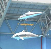 China Inflatable Customzied Remote Control Helium Filled Whale And Dolphin Models For Shopping Centre / Mall Opening for sale