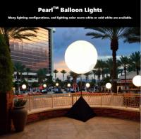China 400W Inflatable LED White Sphere Event Lighting Balloon Customized For Sale for sale
