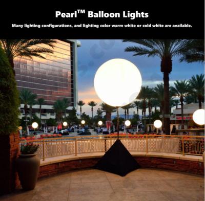 China 400W Inflatable LED White Sphere Event Lighting Balloon Customized For Sale for sale