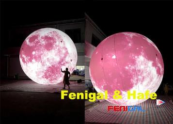 China 3 To 6m Helium Filled Illuminated Event Lighting Balloon For Saudi Arabia National Day for sale