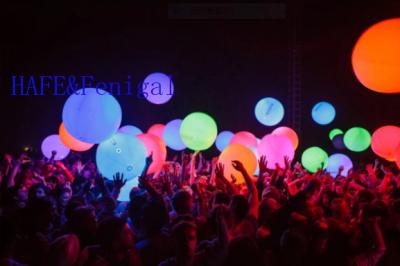 China 1m 2m Inflatable Crowd Bounce Spheres LED Light Ball For Sporting Events And Concerts for sale