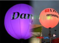 China Colorful 1.6m Inflatable LED Event Lighting Balloon For Outdoor Decoration Muse Series 160CM for sale
