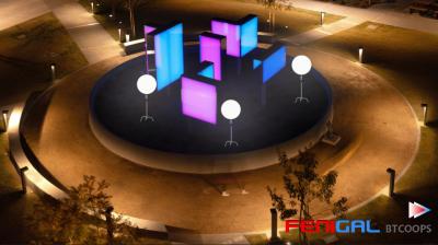 China 800W Inflatable LED Event Lighting Balloon With Tripod Inflatable Led Lamp for sale