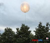 China LED Ellipse Film Lighting Balloon 1200W Inflatable Suspension Balloon For Television And Film Lighting for sale