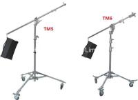China Photography Video Tripod Light Stand , Universal Sandbag Live Boom Stand With Tilt Arm for sale