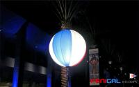 China 800W Stand Inflatable LED Event Lighting Balloon With Tripod For Advertising for sale