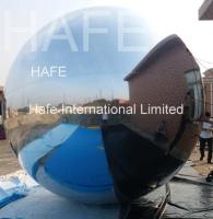 China Shiny Inflatable Silvery Mirror Ball / Charming Mirror Balloons For Company Anniversary Celebration for sale