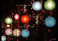 China Crystal Ground Inflatable Water Floating Balloon Light 16 Color Changing LED 36W for sale
