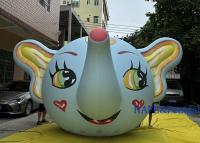 China Customized Giant 5.5M Elephant With Base Helium Inflatable Ball Advertising Decoration Marketing for sale