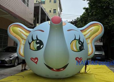 China Customized Giant 5.5M Elephant With Base Helium Inflatable Ball Advertising Decoration Marketing for sale