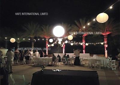 China Pearl 130 CM Tripod Event Space Lighting Moon Balloon 110V With 2000W Halogen Lamp for sale