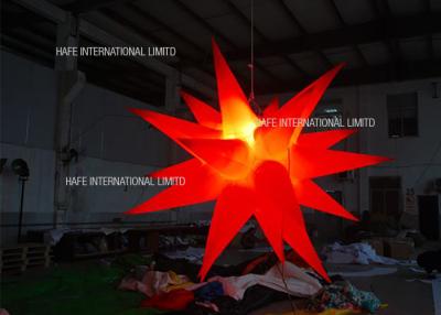 China 1000w Custom Inflatable Lighting Star Inflatable Lighting Decoration For Party Wedding Event for sale