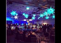 China HAFE Colorful Changing Led Inflatable Led Star , Decoration Hanging Star 100W for sale