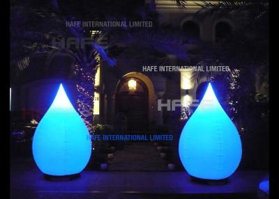 China Large Portable Inflatable Lighting Decoration LED 80W Water Balloon Lotus 120V 50HZ for sale
