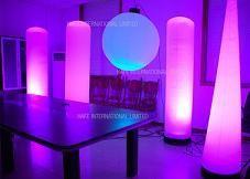 China ED25 3M Inflatable Lighting Decoration Light Cone Party Event With 24 W Led Lamp for sale