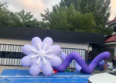 China Giant Inflatable Decorative Advertising Balloons With Lifelike Holiday Flower Logos for sale