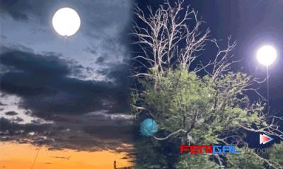 China LED Inflatable Film Lighting Balloon Ultra Bright Efficient Energy Saving for sale
