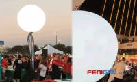 China 800W Inflatable LED Light Balloon With Tripod Powerful Outdoor Advertising for sale