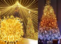 China RGB Warm White Colorful LED Christmas Light Strings For Wedding Yard Decoration for sale