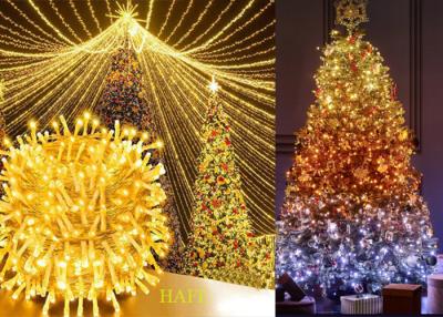 China RGB Warm White Colorful LED Christmas Light Strings For Wedding Yard Decoration for sale