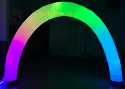 China 5m Inflatable Arch With LED Light And Logo For Sports Marathon Events for sale