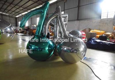 China Customized Musical Note Inflatable Mirror Ball For Event Festival Decoration for sale
