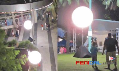 China High Brightness Inflatable Moon Event Lighting Balloon 480W AC LED Lamp Beads Light Up Your Night Sky for sale