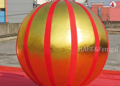 China 3M Inflatable Color Stripe Inflatable Mirror Ball Activity Atmosphere Decoration for sale