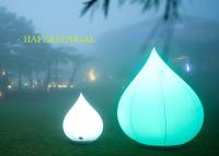 China Inflatable Lotus LED Balloon Light 50 Cm 1.6ft Base Constant Air-inflated for sale